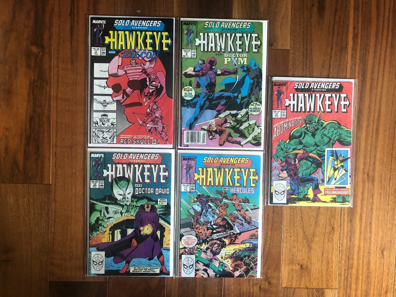 Lot of 15 Hawkeye comic books 5 Solo Avengers (80s) 5 Hawkeye ...