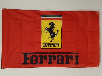Quality FERRARI Flag 150 x 90cm Banner for the Man Cave Sports racing ...