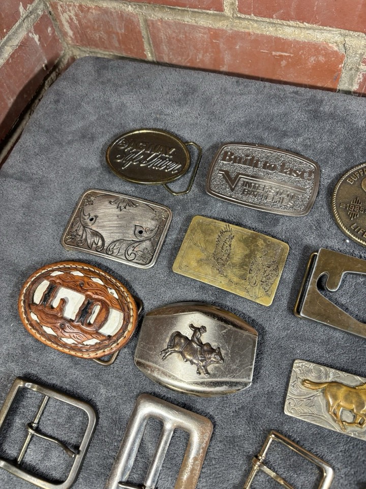 Lot Of 40+ Belt Buckles Various Variety Cowboy Basic Replacements | eBay
