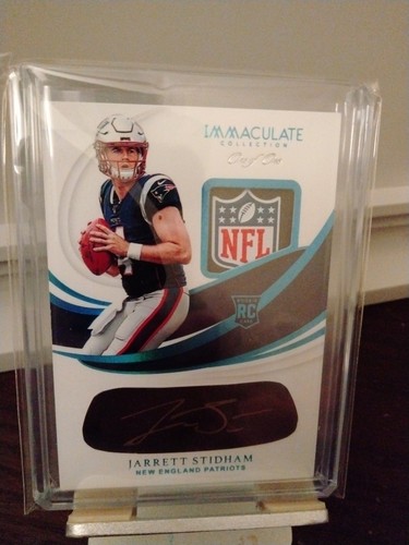 2019 Immaculate NFL Shield Patch Auto 1/1 Jarrett Stidham RC | eBay