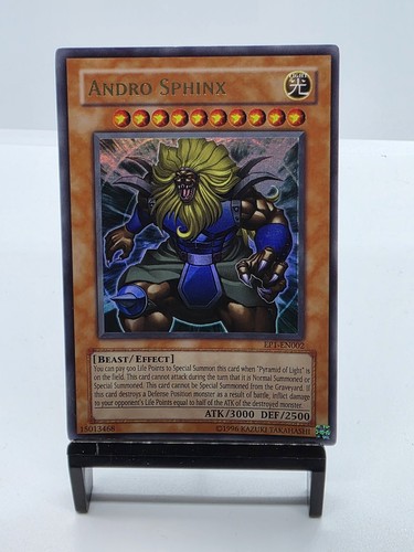 Yu-Gi-Oh! TCG Andro Sphinx Ultra Rare LP #EP1-EN002 Promo | eBay