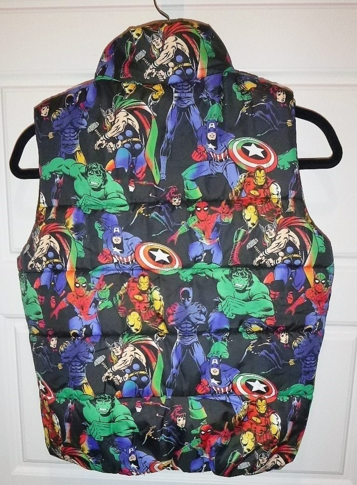 Marvel H&M Kids Puffer Superhero Vest Size 8/10 | eBay