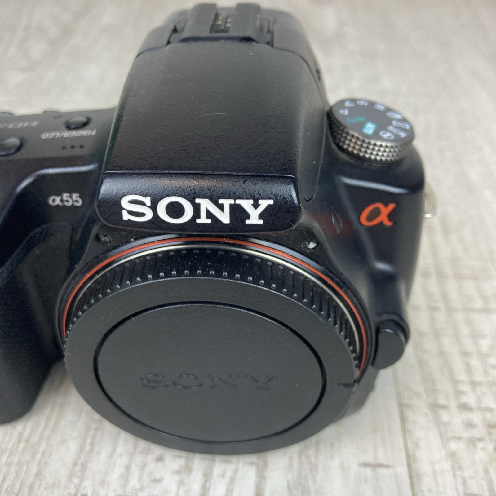 Sony Alpha A55 (SLT-A55V) 16.2MP Digital SLR DSLR Camera - Body Only ...