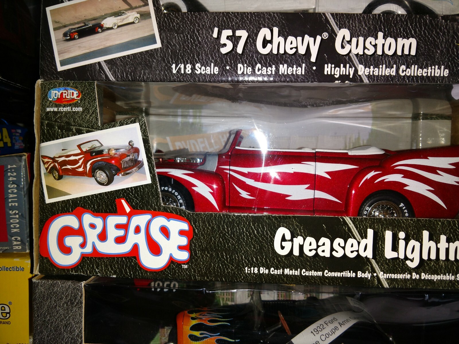 American Muscle Grease 1:18 Scale Diecast Model 4 car lot '32 ford's ...