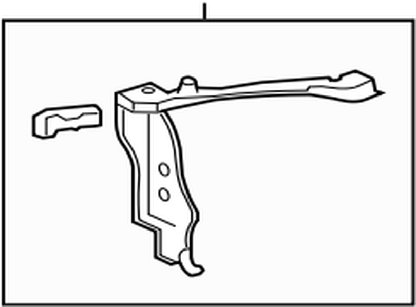 53202-50901 Toyota Support sub-assy, radiator, rh 5320250901, New ...