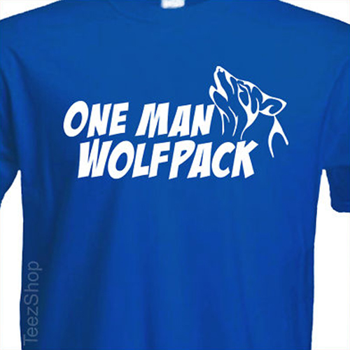 ONE MAN WOLF PACK Funny the Hangover quote college party Alan wolfpack ...