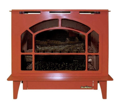 Buck Stove Vent Free Townsend II Steel Series Gas Stove Vintage Copper ...
