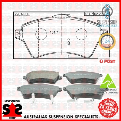 Front Axle Brake Pad Set, Disc Brake Suit LAND ROVER Freelander 2.0 DI ...