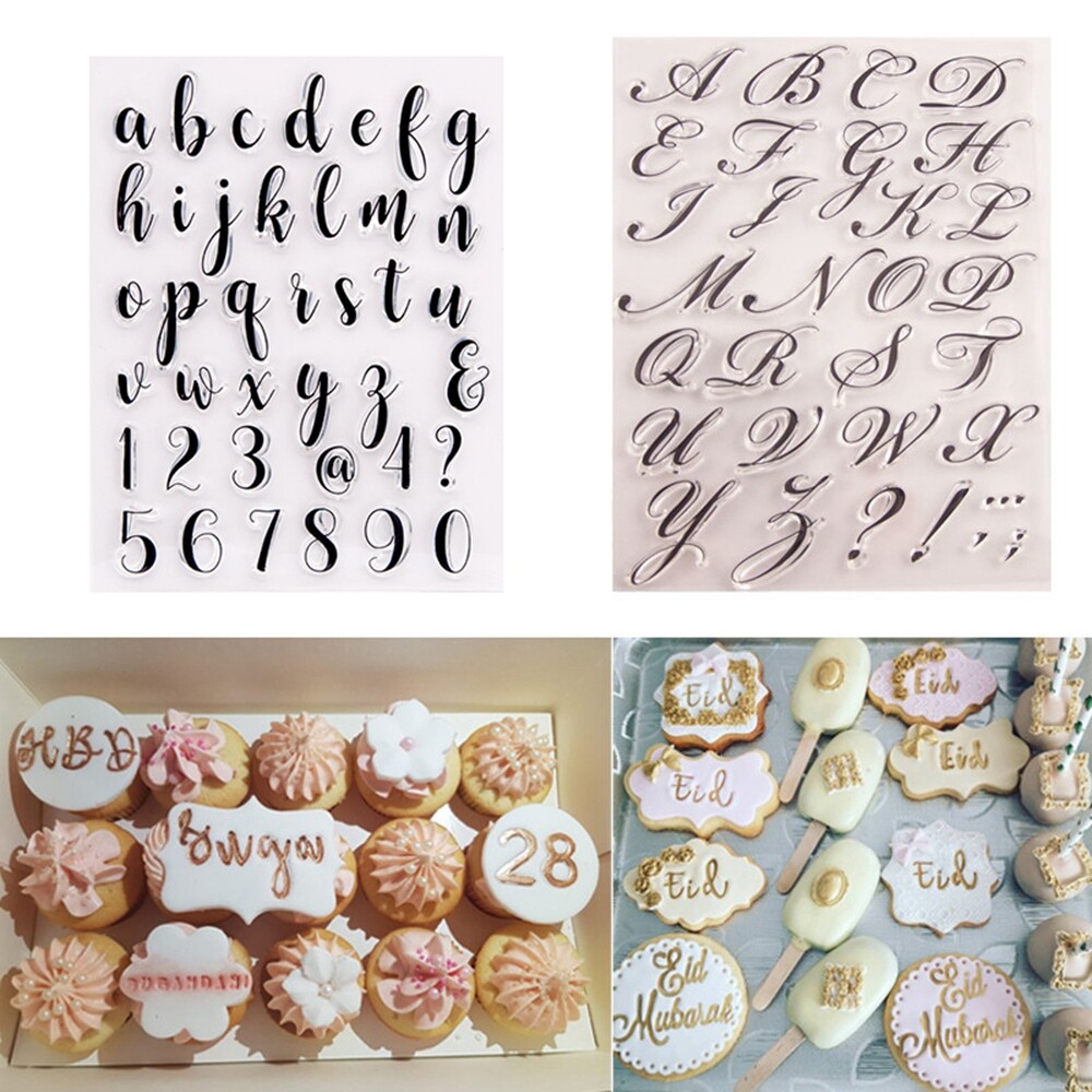 Alphabet Letters For Cakes