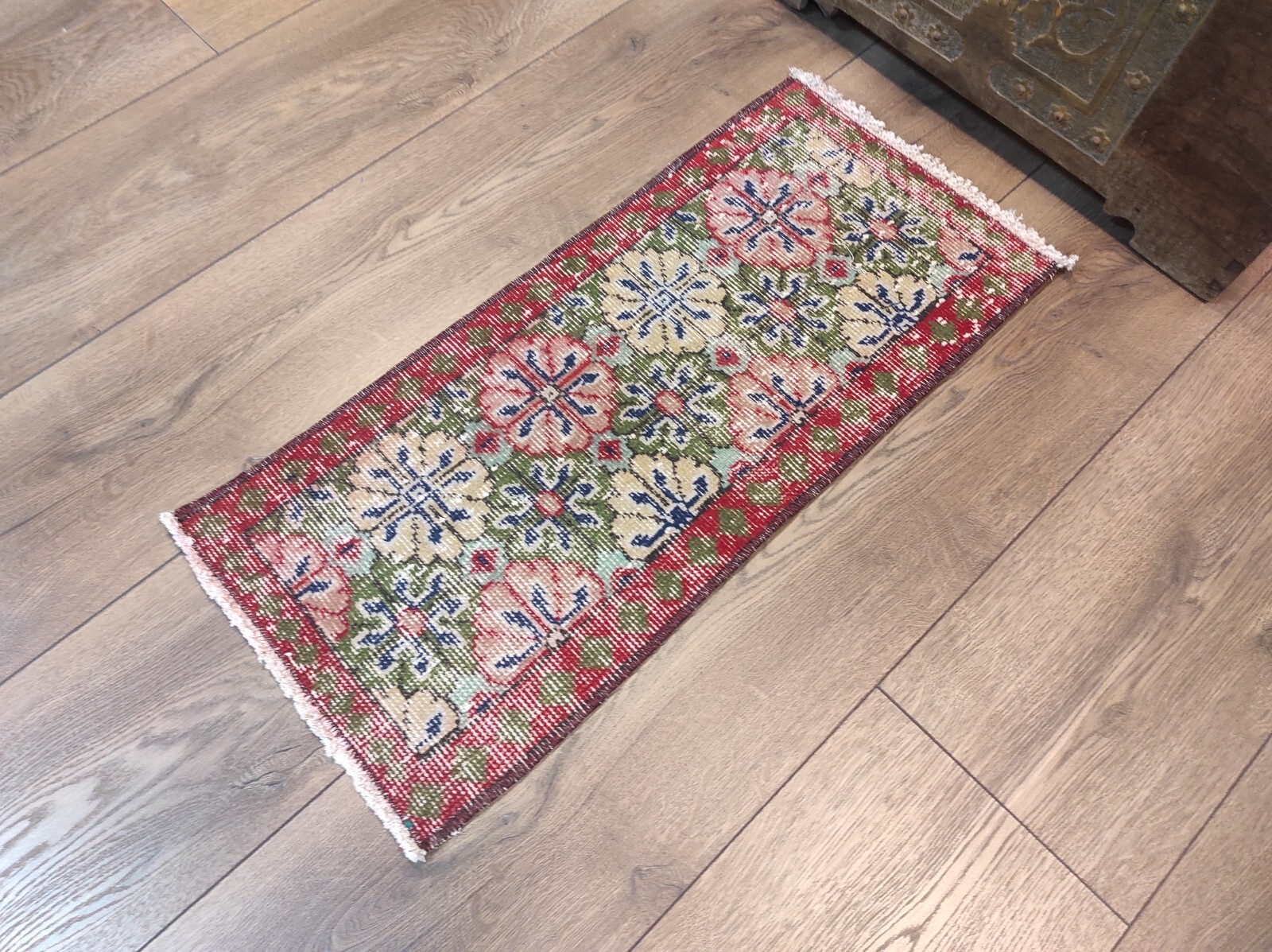 Small Turkish Rug, Small Boho Rug, Small Wool Rug, Small Decor Rug, 1.2 ...