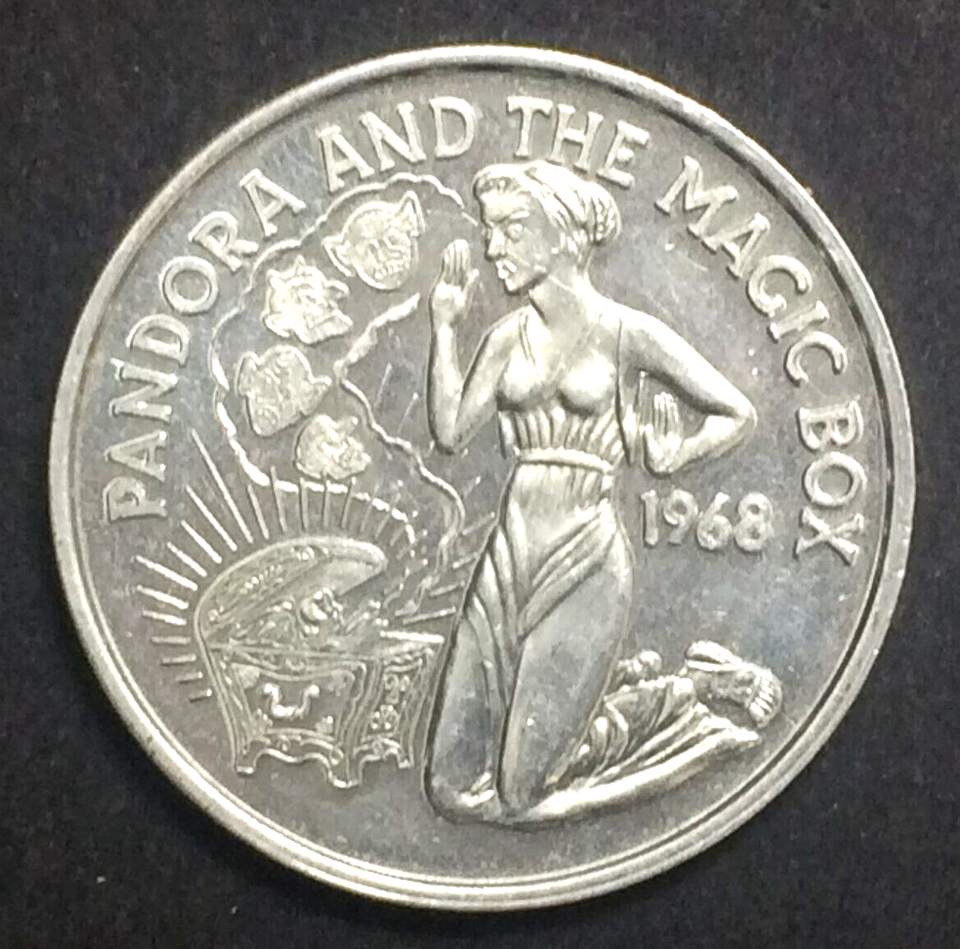 1968 VINTAGE NEW ORLEANS USA MARDI GRAS PANDORA MAGIC BOX TOKEN COIN | eBay