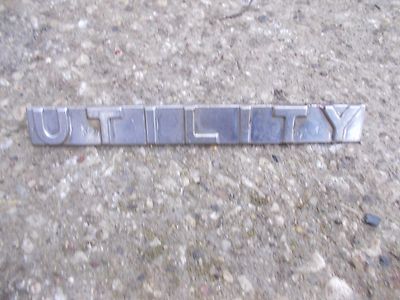 International 300 350 Utility Tractor IH Utility Chrome hood side ...
