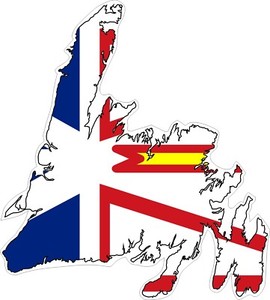 Newfoundland Map Flag Decal / Sticker | eBay