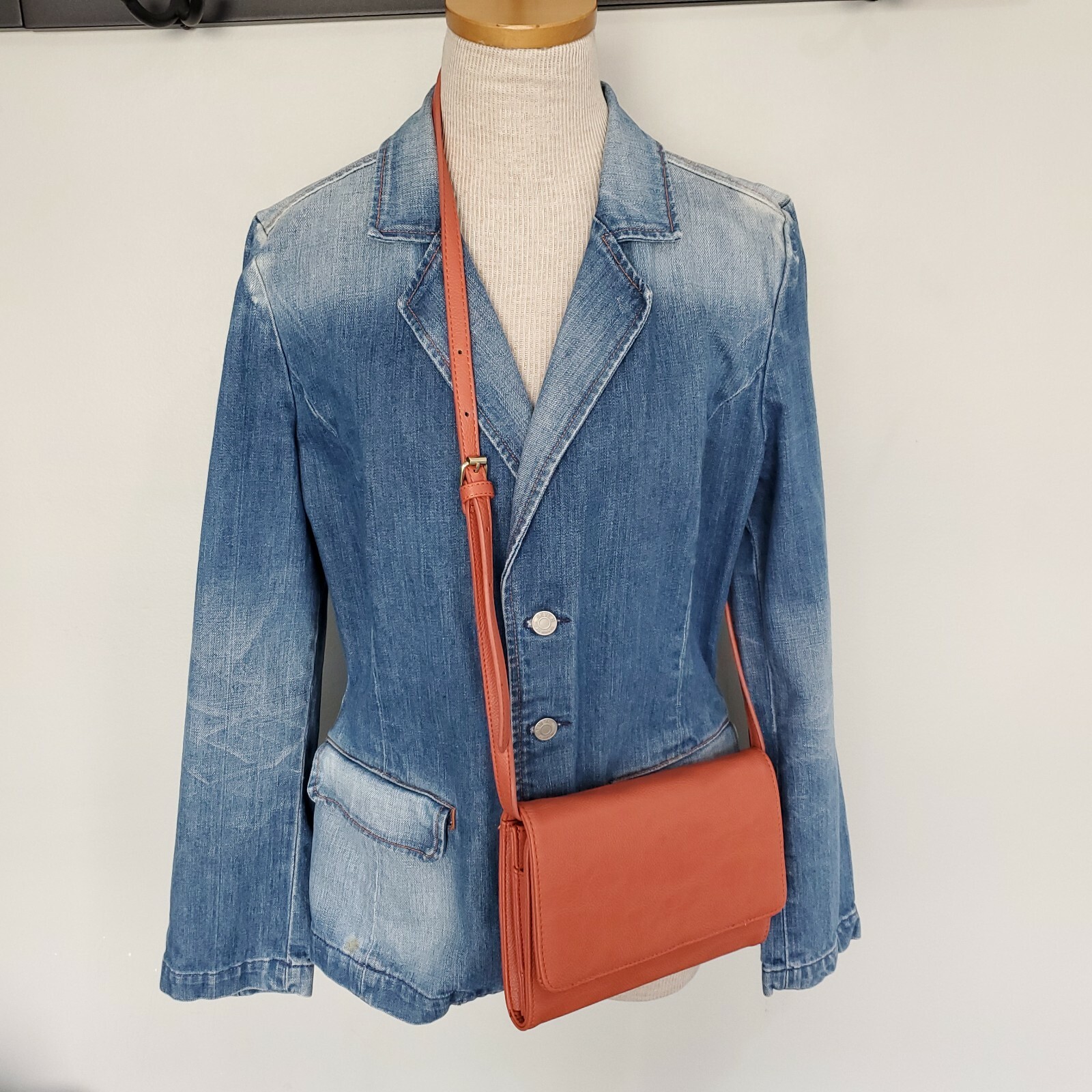 Clarks Crossbody Organizer Pocketbook Handbag Salmon … - Gem