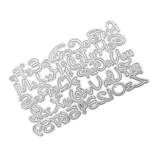 Number & Letter Die Cuts Letters Embossing Cutting Dies DIY ...
