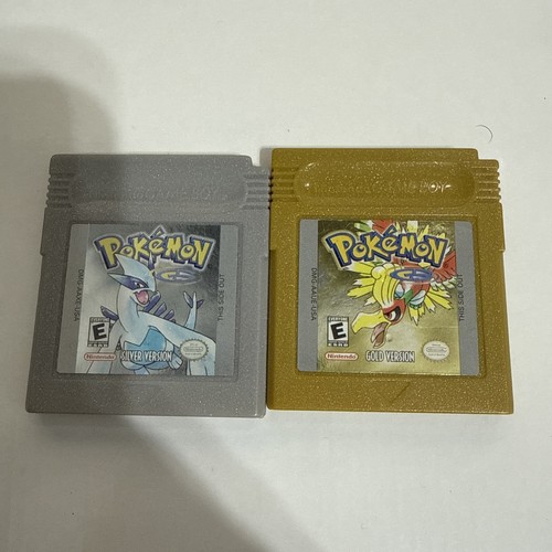 Pokemon Gold and Silver - Genuine Nintendo Gameboy Color Games | eBay