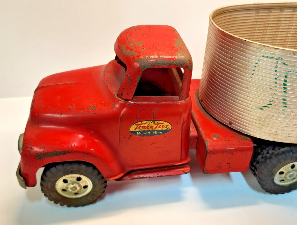 Vintage 1950s Tonka Semi Rig with Cargo King Trailer Original Paint. | eBay