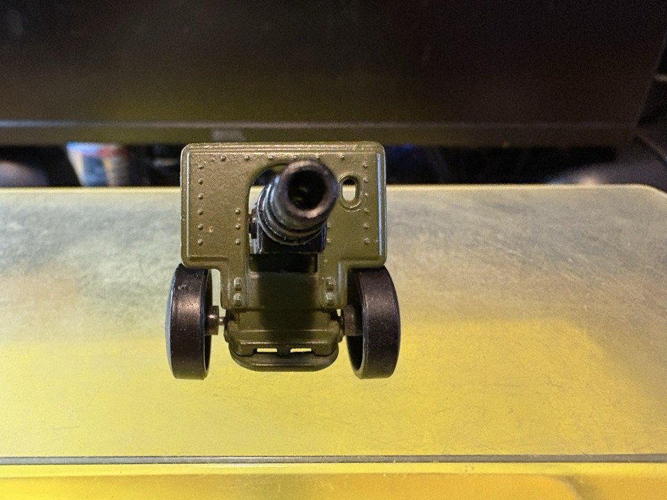 Matchbox Lesney Superfast #32 Field Gun Only olive green, boxed No Base ...