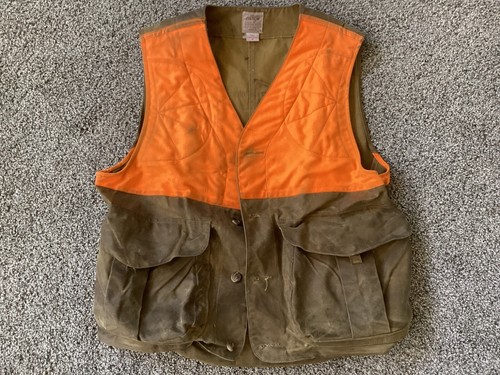 Filson Upland Hunting Vest | Size M Made in USA | Very Rare Style ...