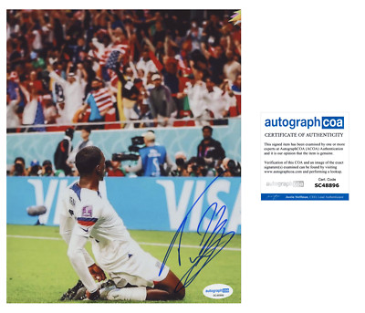 TIM WEAH SIGNED 8x10 PHOTO TEAM USA SOCCER USMNT F AUTOGRAPH ACOA | eBay