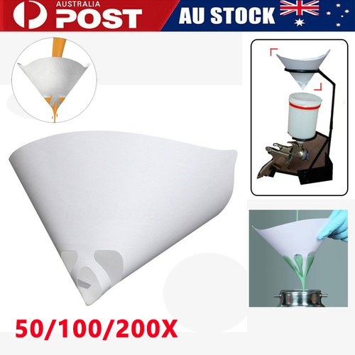 50/100/200X 190 Paint Strainers Filters Purifying Cup Micron Nylon ...