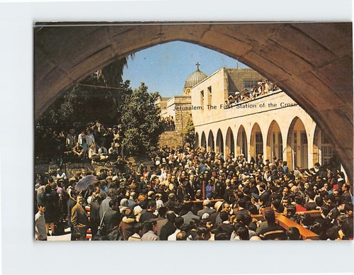 Postcard The First station Of The Cross Jerusalem Israel | eBay