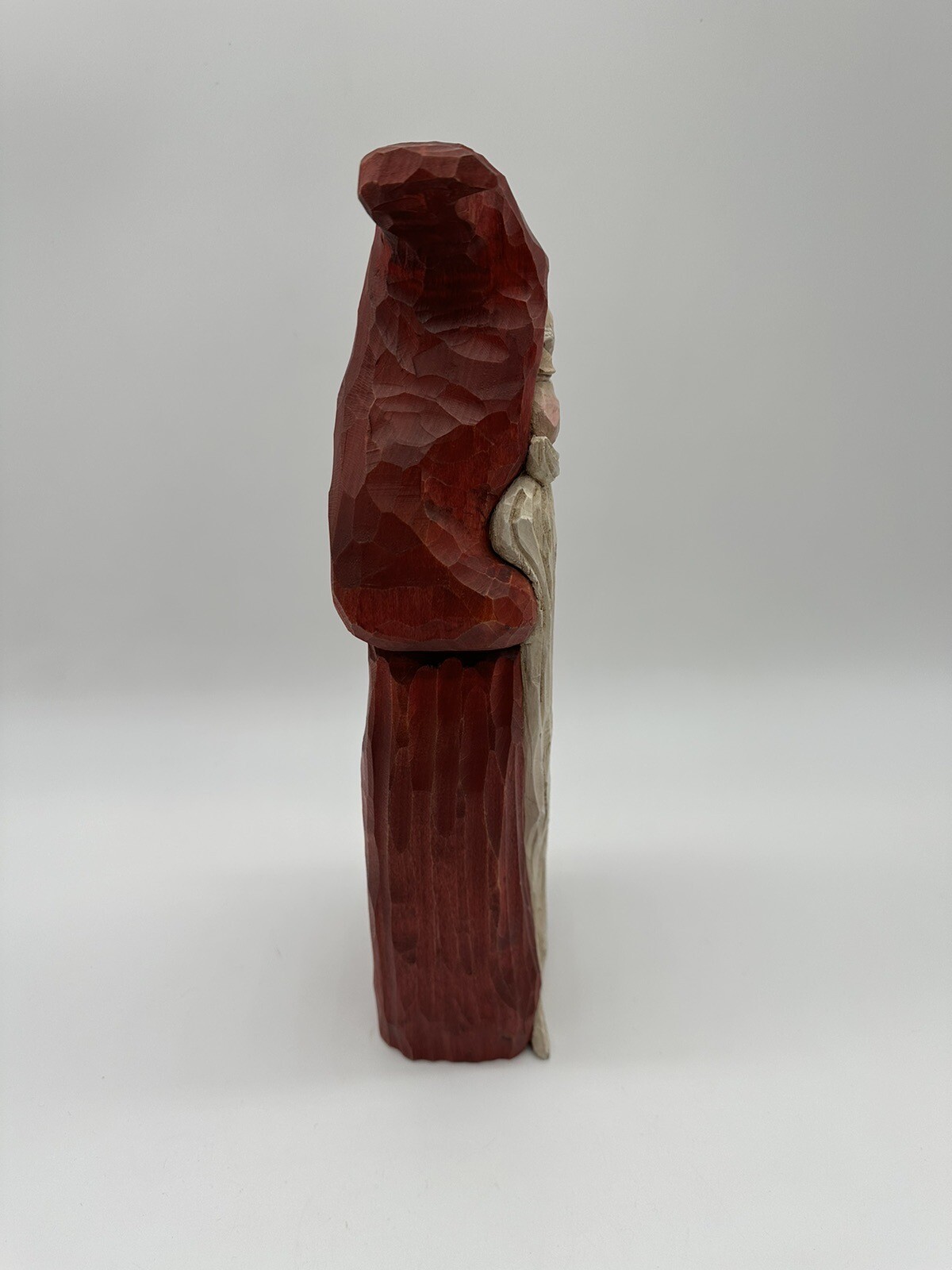 Vintage Folk Art Hand Carved Wood Santa Claus Lewis Brown Jr. 1988 #291 ...