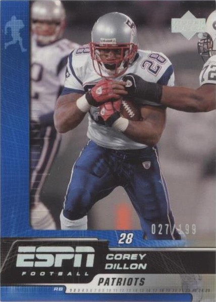 2005 Upper Deck ESPN - Holofoil #60 Corey Dillon /199 for sale online ...