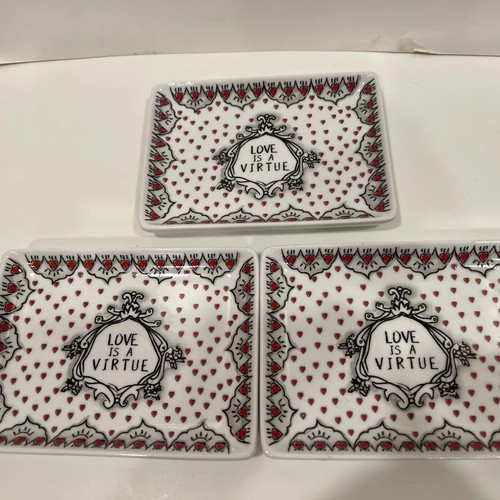 Anthropologie Katie Mandy Love Is A Virtue plates or Trinkets Dishes ...