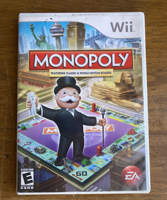 Monopoly (Nintendo Wii, 2008) Used Complete with Manual 14633190540| eBay