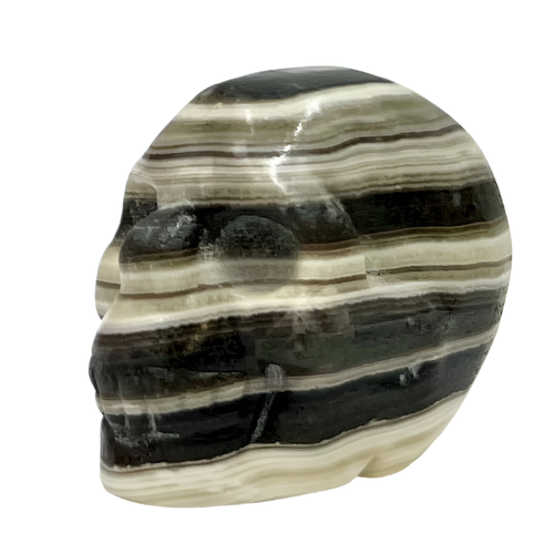 Zebra Phantom Calcite Skull 2 Inches Hand Carved Crystal Carving | eBay