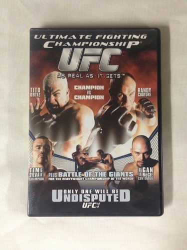 UFC 44: Undisputed [DVD] 2003 ortiz couture sylvia mcgee champion vs ...