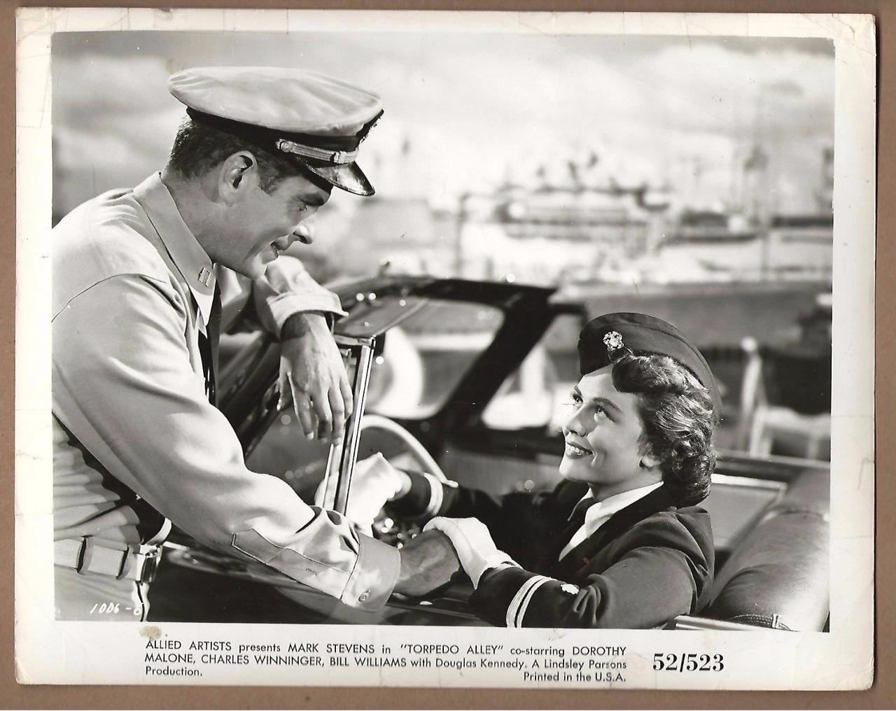 Mark Stevens and Dorothy Malone in "Torpedo Alley" 1952 Vintage Movie ...