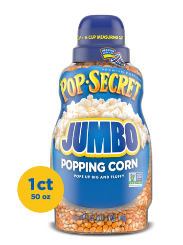 Pop Secret Popcorn, Jumbo Popping Corn Kernels, Kosher & Non-GMO, 30 ...