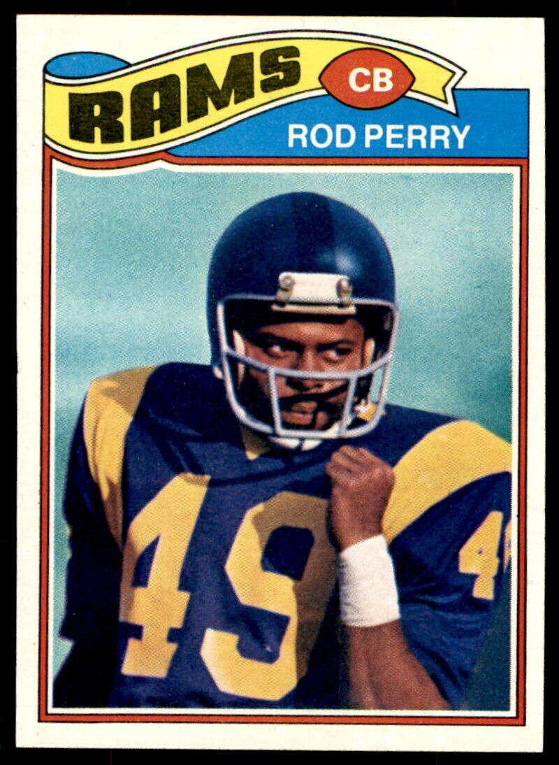 1977 TOPPS Football Vintage Trading Card #197 😎 ROD PERRY, Los Angeles ...