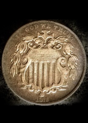 1872 Shield Nickel DDO FS-101 Lower Grade Good Detail. Double Annulet ...