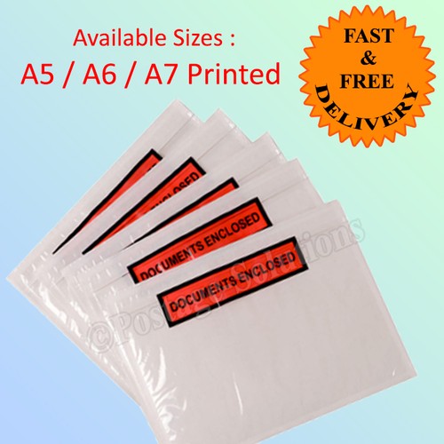 DOCUMENTS ENCLOSED PRINTED WALLETS ENVELOPES Enclosure A5 A6 A7 C5 C6 ...