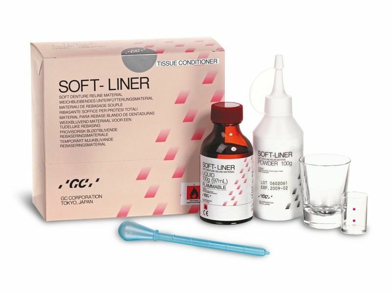GC Dental Soft Liner Dental Tissue Conditioner Denture Repair Denture ...