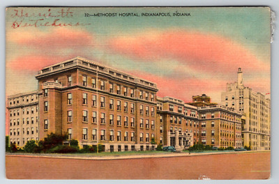 1940s Methodist Hospital Indianapolis Indiana Vintage Postcard | eBay