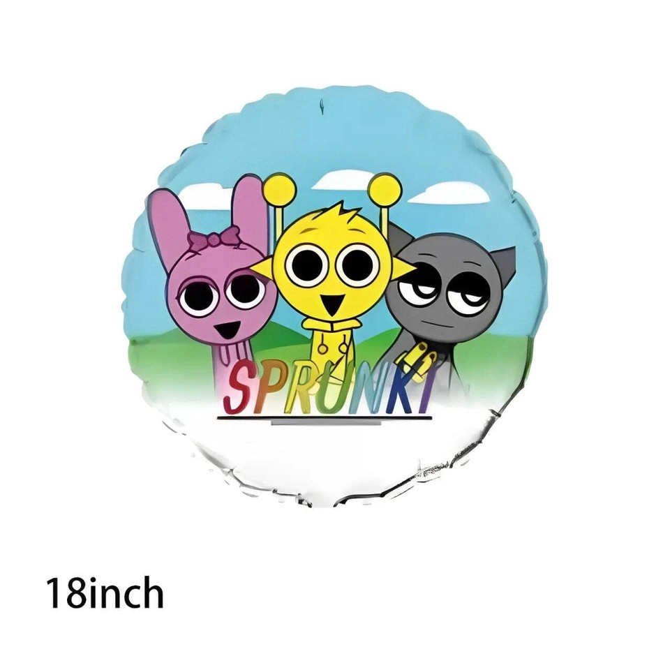 Sprunki Birthday Party Decorations Incredibox Tableware Cup Plate ...