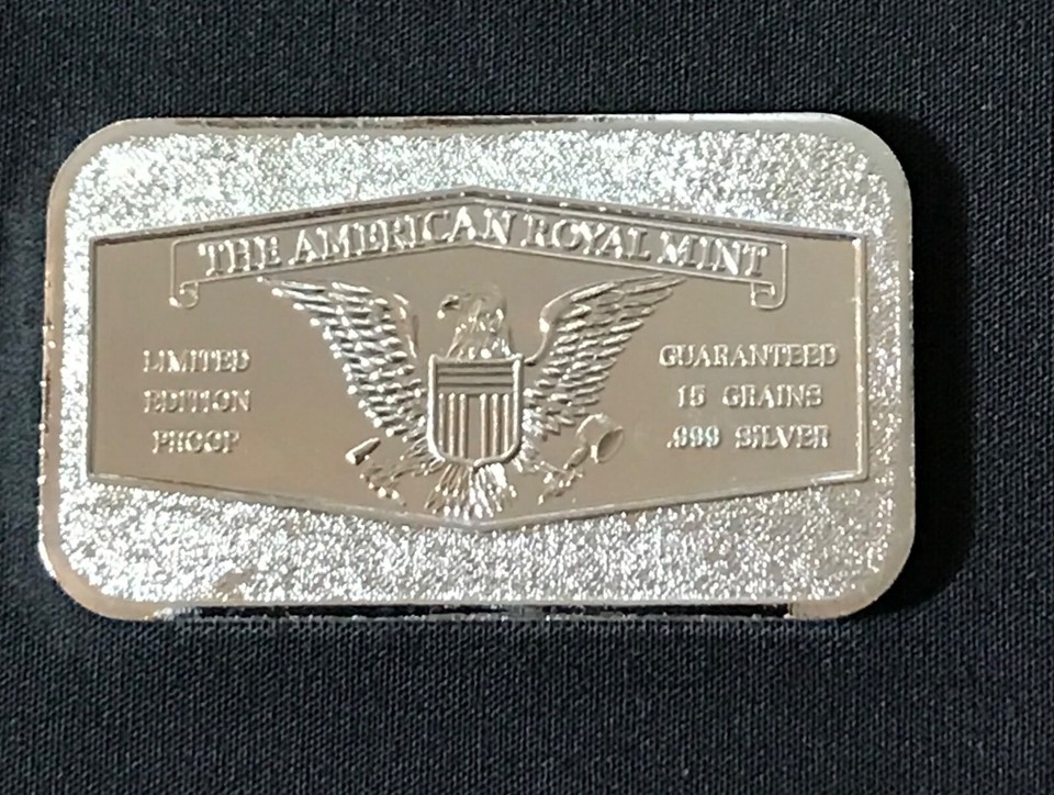 ELVIS PRESLEY LIMITED EDITION SILVER INGOT .999 SILVER ~ THE AMERICAN ...