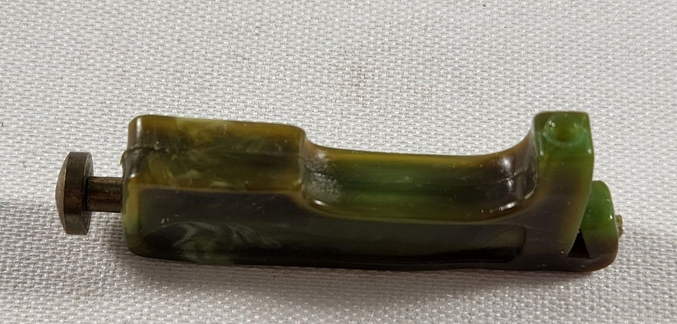 Vintage Antique Needle Threader Green Plastic Sewing AID MFG Co | eBay