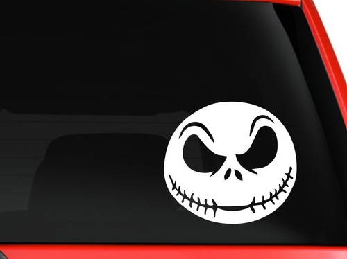Jack Skellington face Halloween scary car truck laptop window decal ...