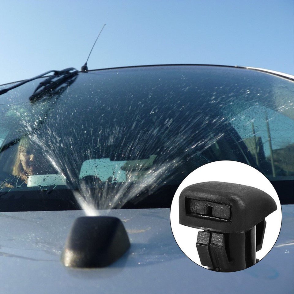 Windshield Washer Squirter Water Pump & Nozzles Kit Spray Fluid Hose ...