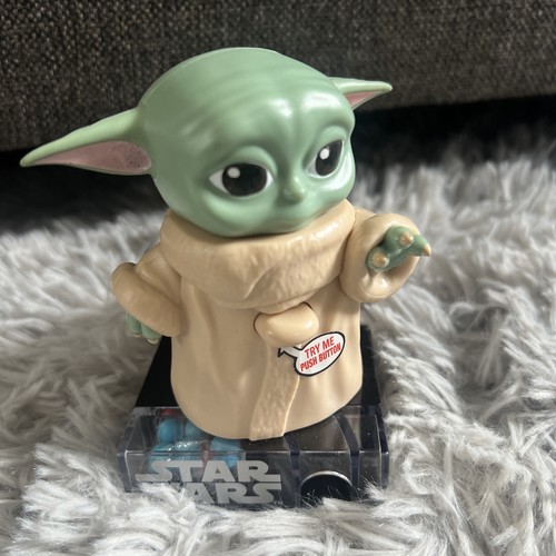 The Mandalorian Star Wars Baby Yoda Grogu Candy Dispenser Talking ...