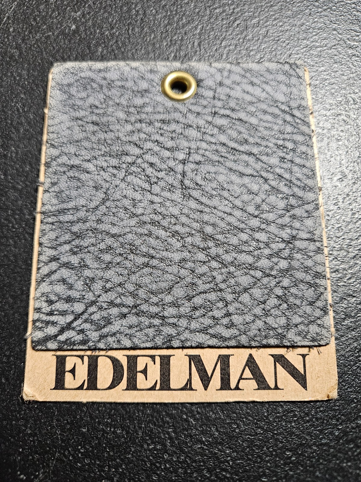 EDELMAN LEATHER. WORN LEATHER, COAL ASH, COWHIDE PATCH 3 X 3 | eBay