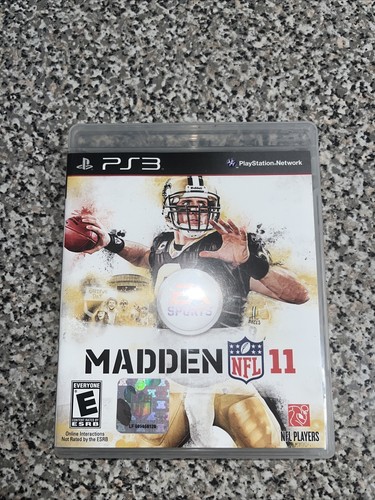 Madden NFL 11 (PS3 Sony PlayStation 3, 2010) CIB Complete in Box Drew ...