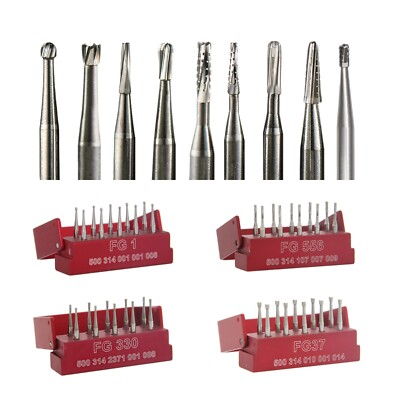 SBT Dental Tungsten Carbide Bur Friction Grip FG for High Speed ...