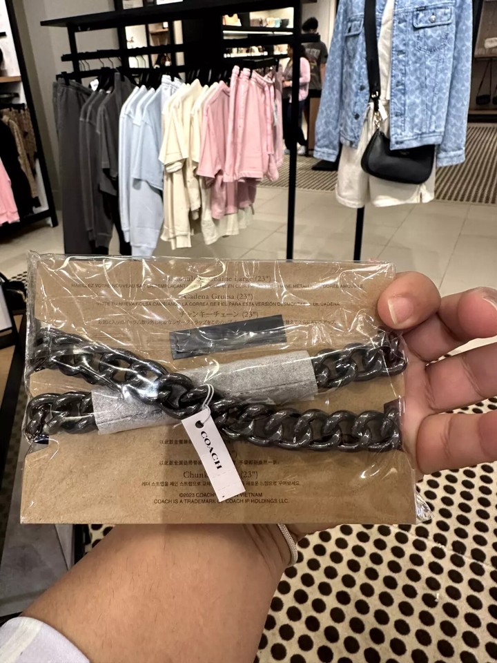 Coach CHUNKY CHAIN STRAP NEW AUTHENTIC BAG HANDLE 23 3/4 Inches CR457 ...