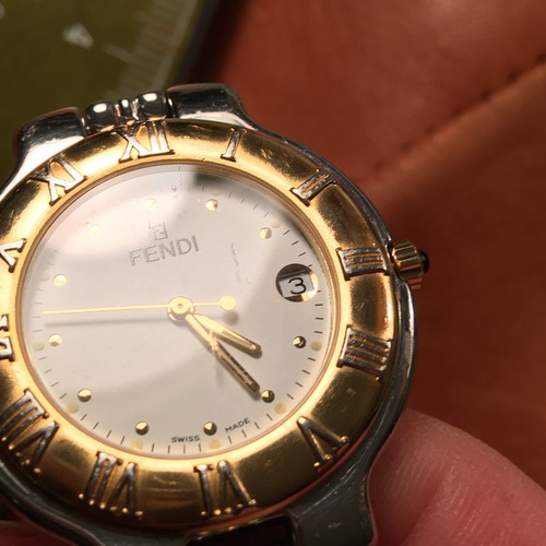 Authentic Fendi Orologi 900G 2-Tone Vintage Classic Dress Watch | eBay